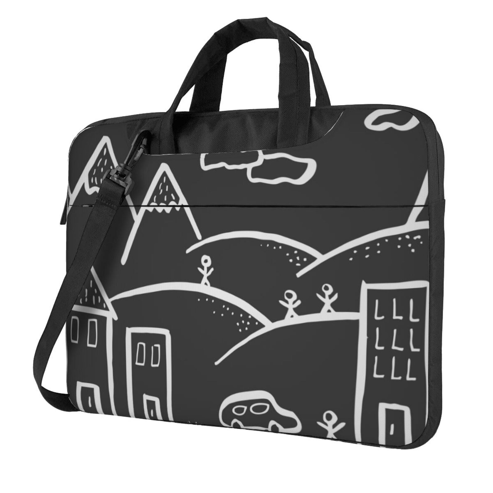 Village Buildings Laptop Bag, 14 inch Laptop or Tablet, Business Casual ...