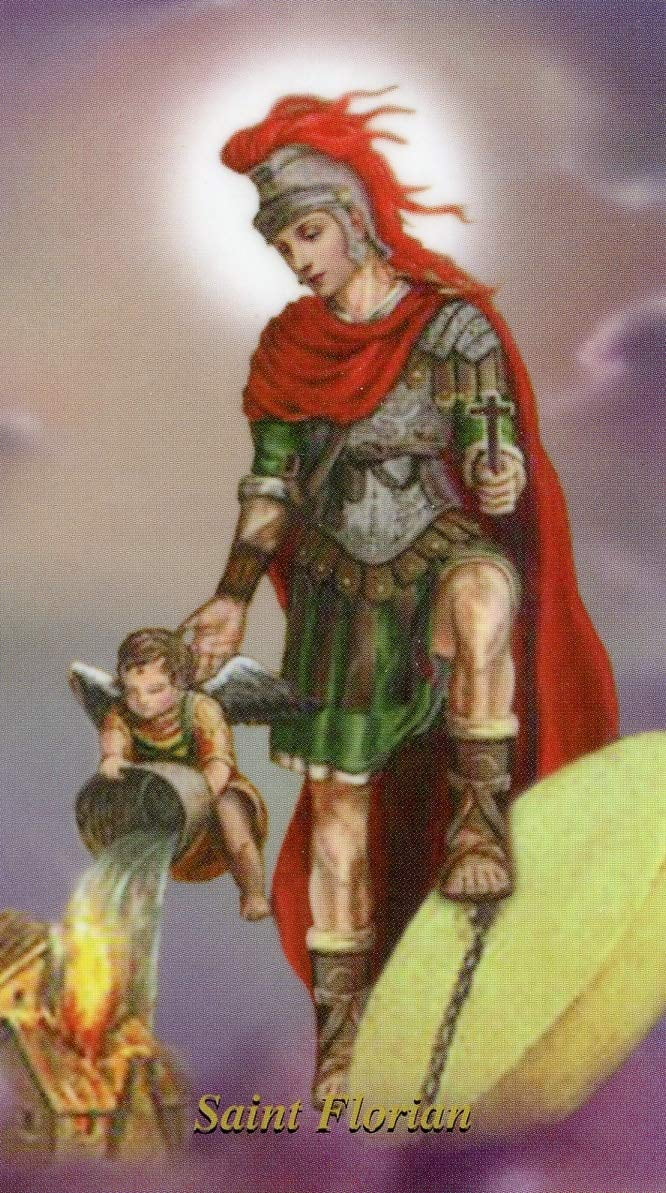 Prayer to St. Florian holy card - laminated - Pack of 25 - Walmart.com
