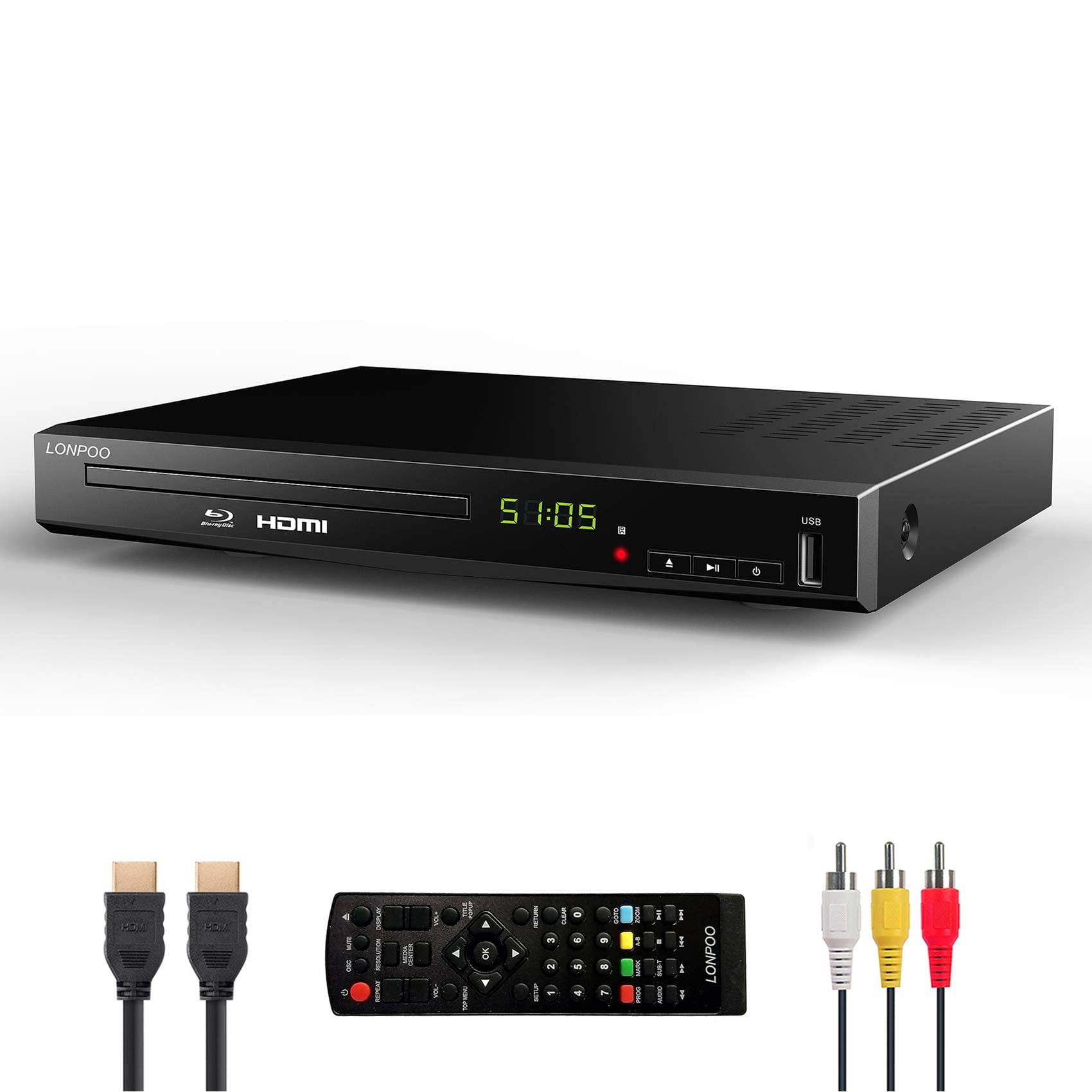 Click here for Lonpoo Hd Blu-Ray Disc Player For Tv With Hdmi And... prices
