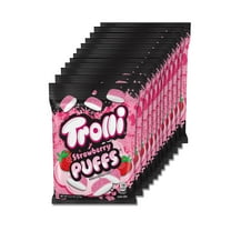 Trolli Strawberry Puffs, Chewy Gummy Candy, Fat-Free, 4.25oz Shareable ...