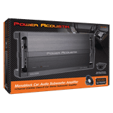 Power Acoustik RZR1-2500D Razor Series Subwoofer 1-Channel Car Amp ...