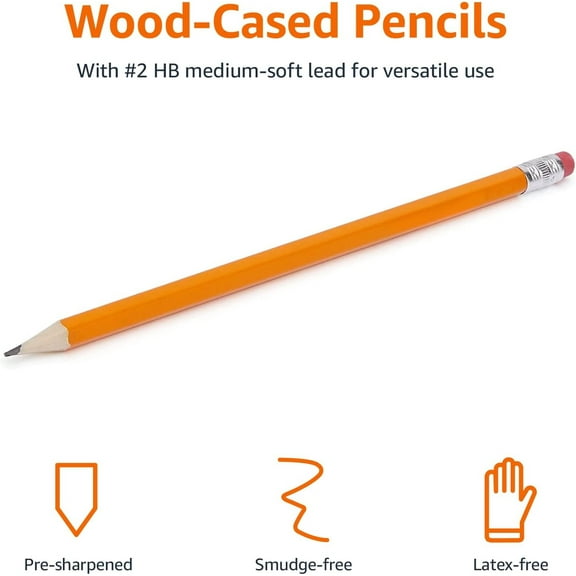 24 Pack Checking Pencils Red and Blue Erasable Pencils Pre-Sharpened ...