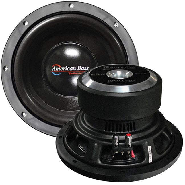 American Bass Car Audio 10" Subwoofer 900W 2.5 Dual 4 Ohm Voice Coil XD ...