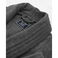 "Marquess Terry Cloth Robes for Men, All-Cotton Gray Bathrobe, Long ...