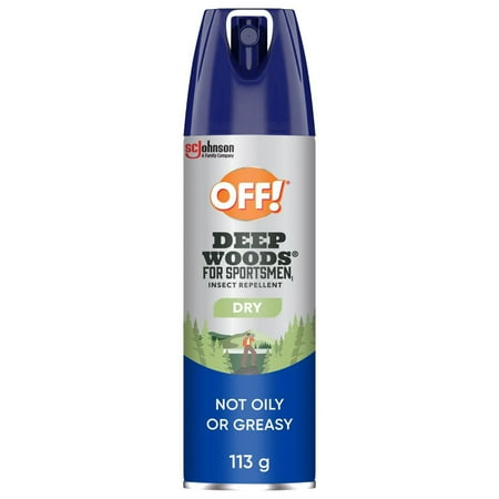 OFF! Deep Woods Sportsmen 25% Deet Insect Repellent with Powder Dry ...