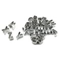 SPRING PARK 26Pcs Alphabet Letter Number Fondant Icing Cutter Set Cake ...