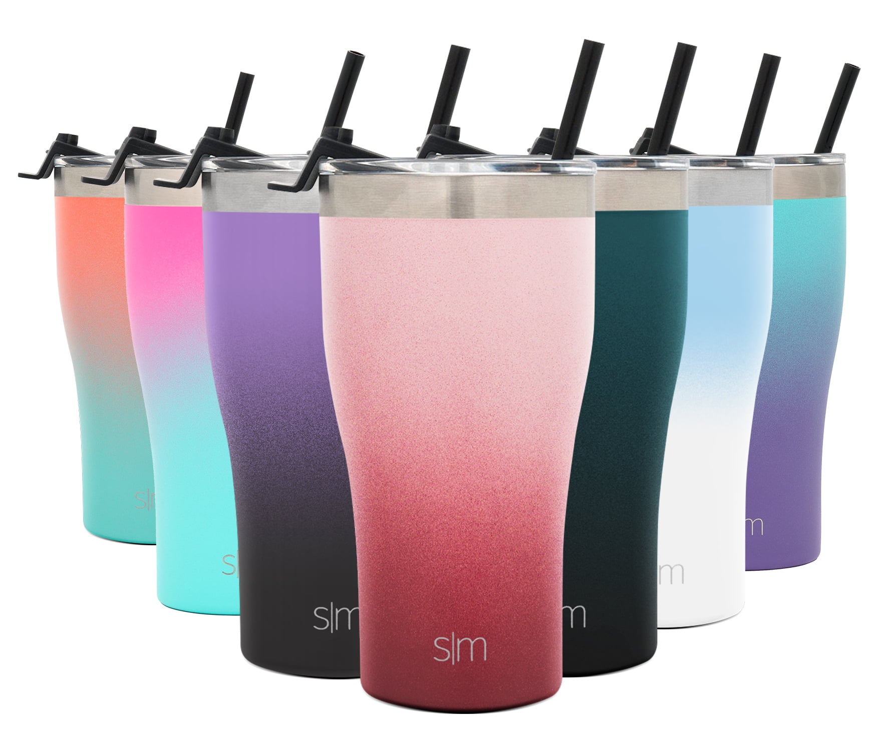 Simple Modern 22oz Slim Cruiser Tumbler with Straw & Closing Lid Travel ...