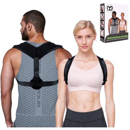Posture Corrector for Men Women Adjustable Upper Back Brace ...