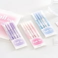 QUTETN 5pcs Blush Color Design Gel Pens Set Gradient Girlish Style ...