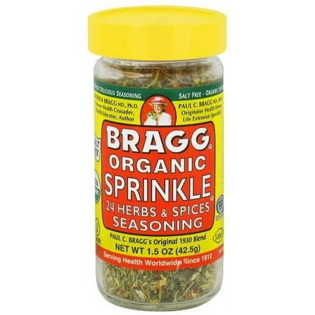 Bragg, Organic Sprinkle Seasoning, 24 Herbs and Spices, 1.5 oz ...