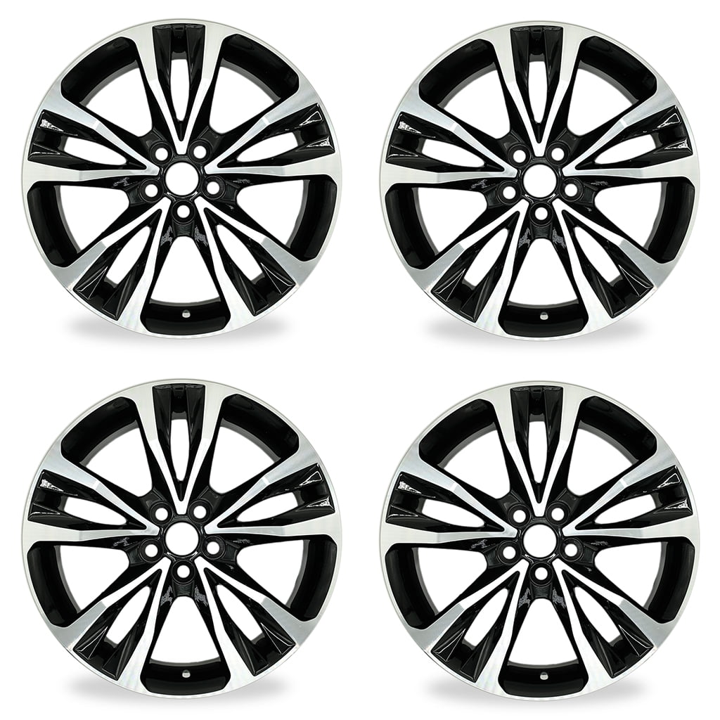 Velospinner 17" x 7" Automotive Rims Brand New Machined Black Wheels ...