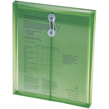 Smead Poly Envelope, 1-1/4" Expansion, String-Tie Closure, Top Load ...
