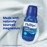 Phillips' Milk of Magnesia Liquid Magnesium Laxative Original, 12 oz ...