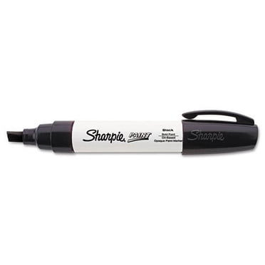 Sharpie Permanent Markers, Chisel Tip, Black, 2 Count - Walmart.com