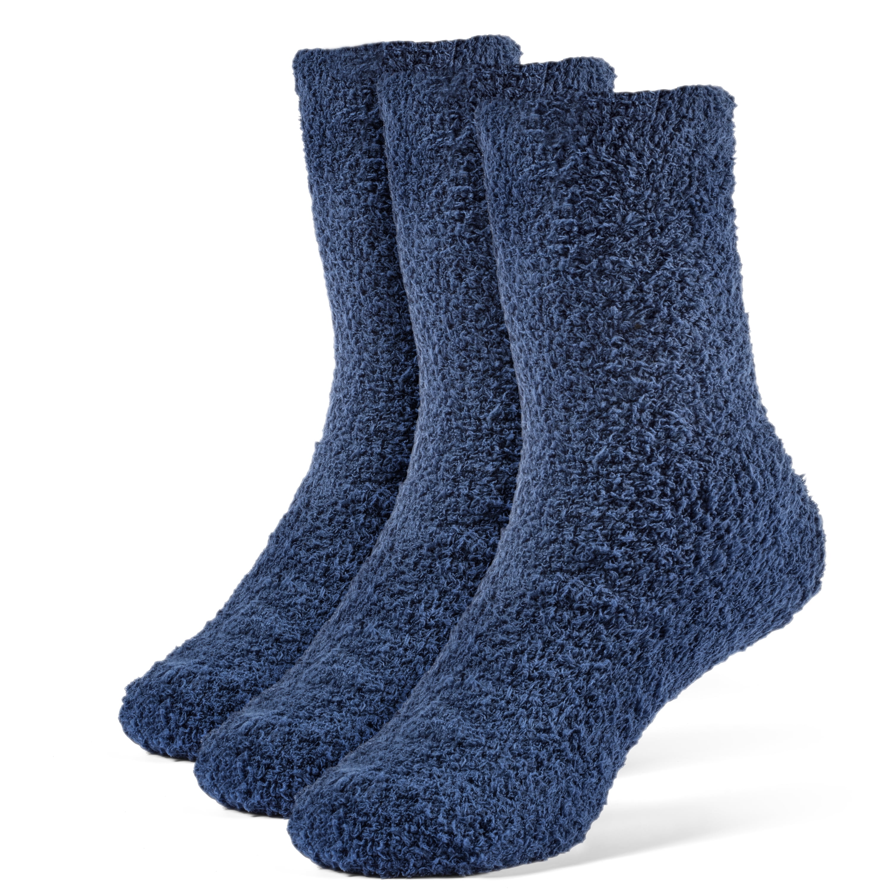 Galiva Girls' Fuzzy Crew Cozy Socks - 3 Pairs - Walmart.com