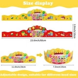 30 Pack Birthday Crowns for Kids Classroom, Paper Crowns Birthday Hats ...