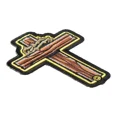 Barbed Wooden Cross Patch, Religious Cross Patches - Walmart.com