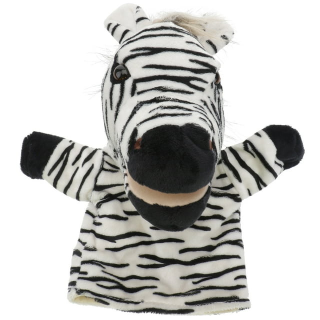 Cartoon Zebra Shape Plush Hand Puppet Child Baby Favor Dolls Kids Glove ...