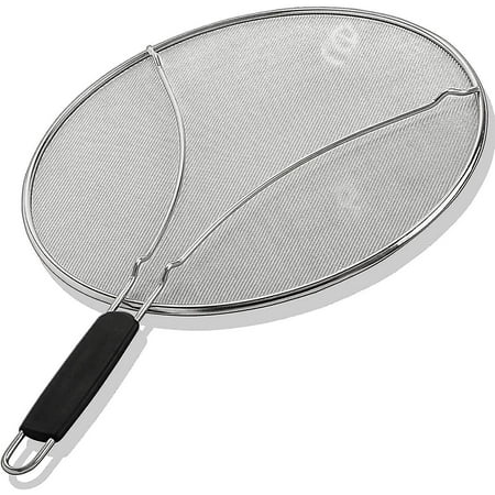 Frying Pan Splash Screen - Stainless Steel Grease Guard For 13" Pans ...