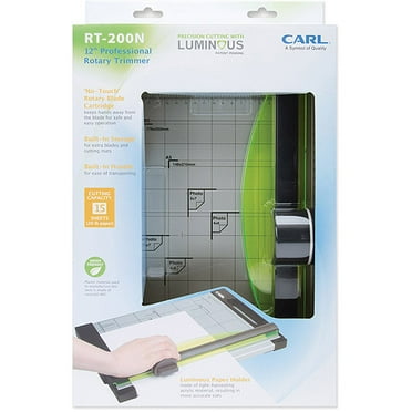 Fiskars Procision Bypass Rotary Trimmer, 20 Sheets, 12.5" Cut Length ...