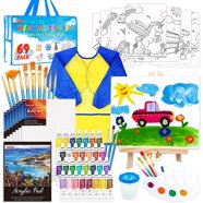 Bob Ross Art Kit: Complete Painting Supplies & Master Oil Palette with ...