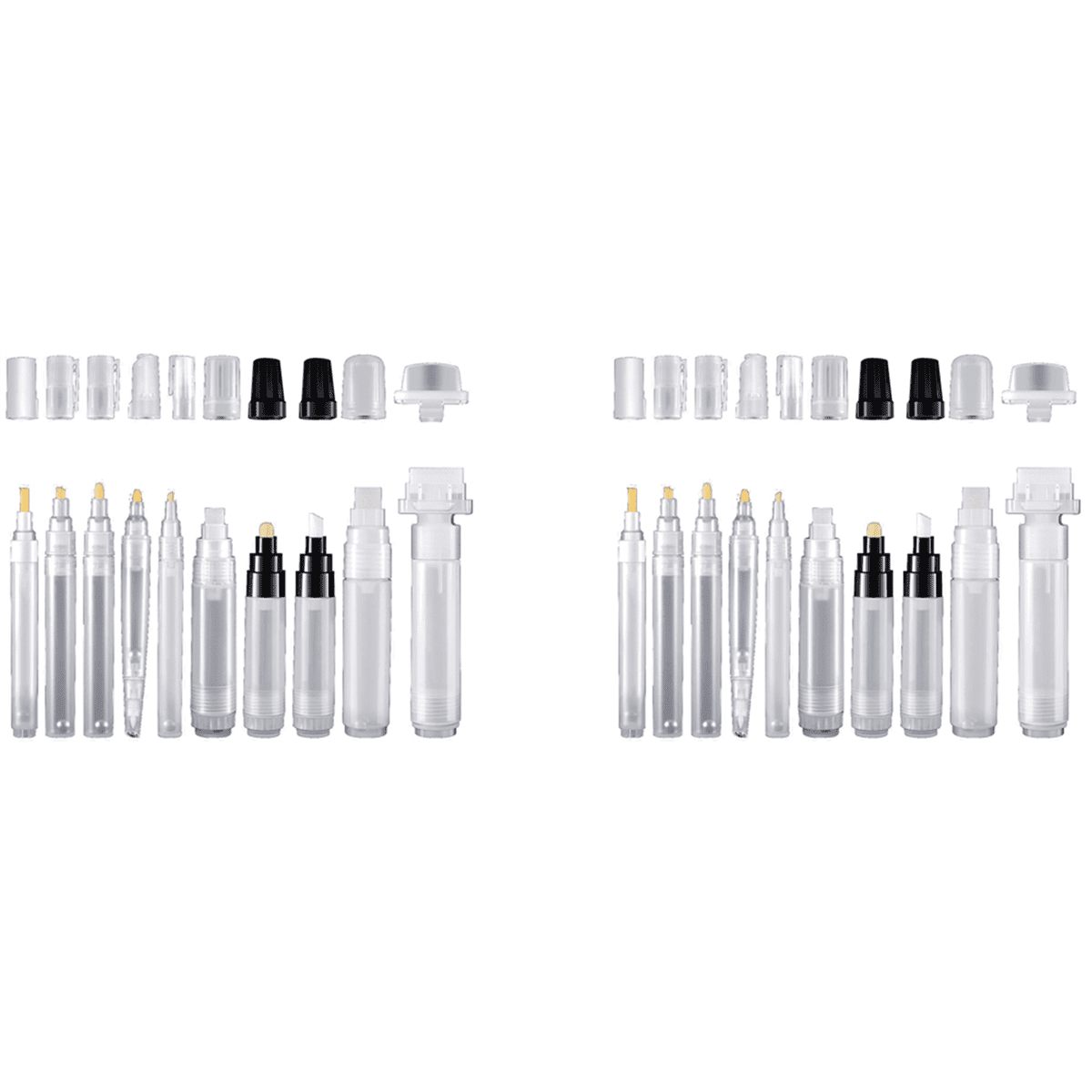 Click here for Unbranded 20 Pieces Refillable Paint Pens Empty Pe... prices