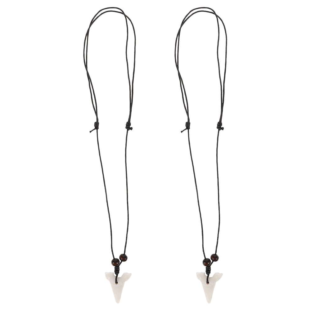 Click here for Qusenong 2pcs Simulation Necklace Novelty Tooth Ne... prices