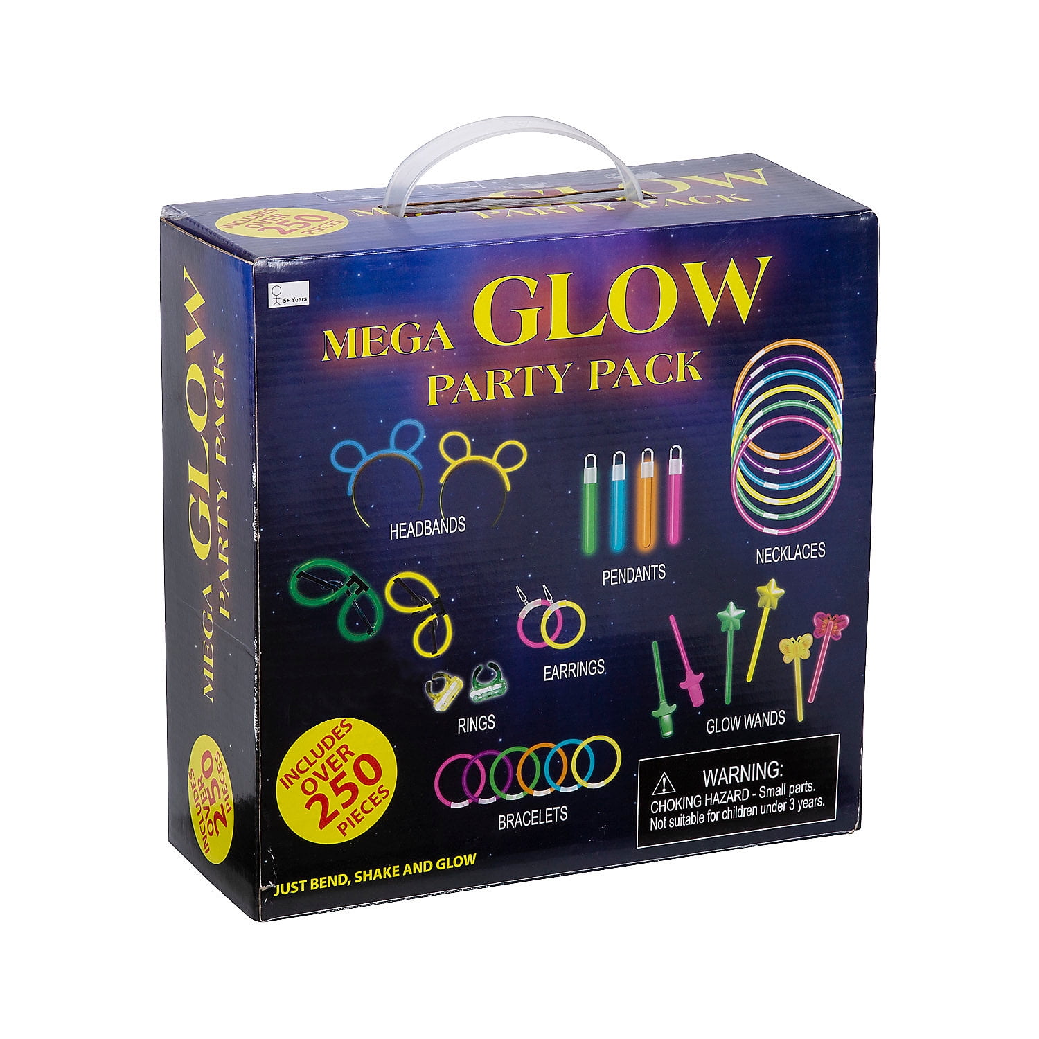 Bulk Glow Party Pack, Jewelry, Birthday, Party Favors, 250 Pieces ...