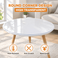 46 Inch Diar Round Table Cover Protector Mat Sofa Side Dining Coffee ...