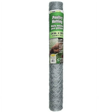 YARDGARD 23 Gauge 1/4 Inch Mesh 2 Foot x 25 Foot Galvanized Hardware ...
