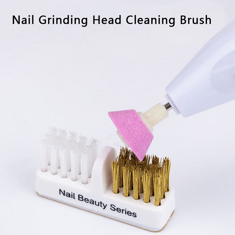 Portable Nail Drill Bit Cleaning Brush For Electric Manicure Machine ...