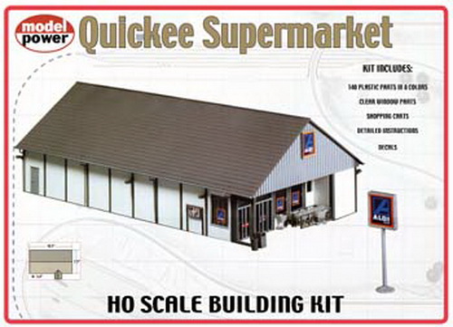 Model Power 621 HO Scale Quickee Supermarket Kit - Walmart.com