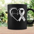 Colon Cancer Awareness Support Family Matching Blue Ribbon Coffee Mugs ...