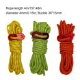 Camping Rope Guide Rope for Outdoor Camping Hiking Awning Tarp Tents ...
