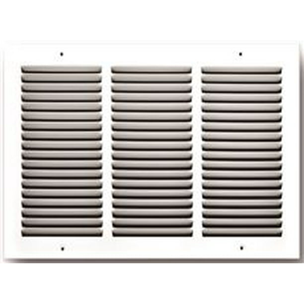 TRUAIRE STAMPED FACE RETURN AIR GRILLE, 24 IN. X 14 IN., WHITE per 2 ... TRUAIRE STAMPED FACE RETURN AIR GRILLE, 24 IN. X 14 IN., WHITE per 2 ...
