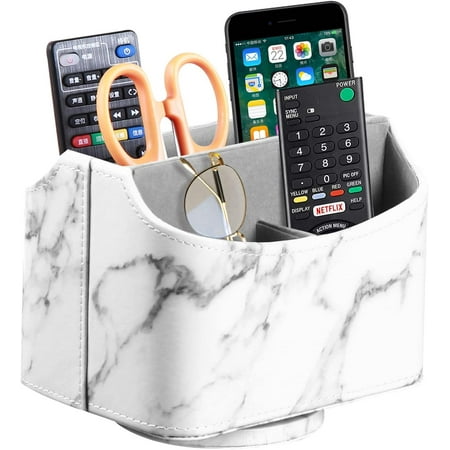 SHTUUYINGG Rotating Remote Control Holder, Multimedia Organizers with 5 ...