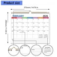 Youthyao 2026 English Art Wall Calendar with Thick Paper Sheets ...