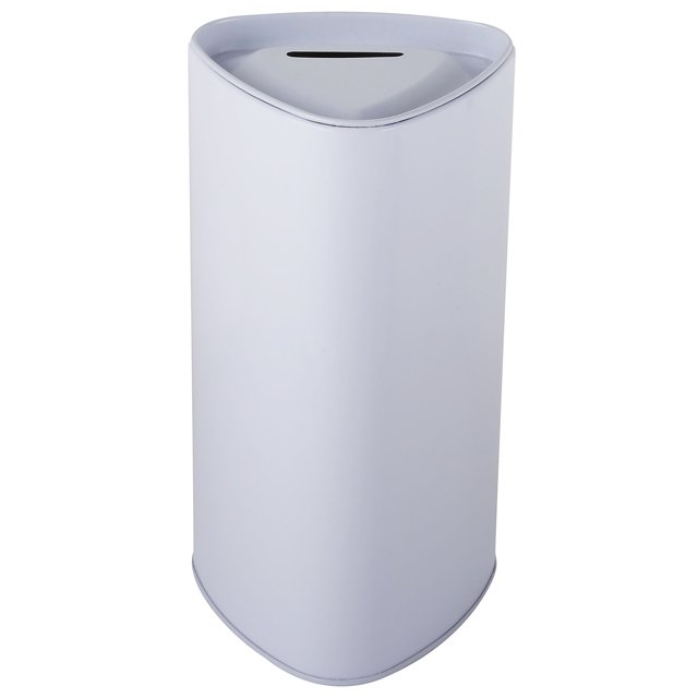 MCB Triangle Tin Donation Box ~ Tip Container ~ Coin Collection Box ...