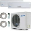3 Zone Mini Split 9000 12000 18000 Ductless Air Conditioner Pre-Charged ...