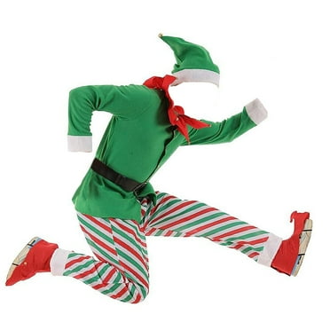 Elf in Charge Adult Costume in Red and Green - Walmart.com