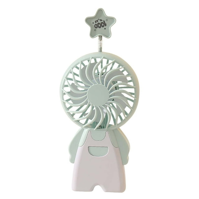 AURIGATE Mini Portable Fan Elastic Star Fan Colorful Light Mesh Cover ...