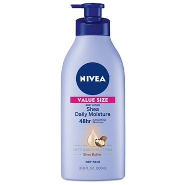 NIVEA Skin Firming Hydration Body Lotion with Q10 and Shea Butter, 16.9 Fl Oz Pump Bottle ...
