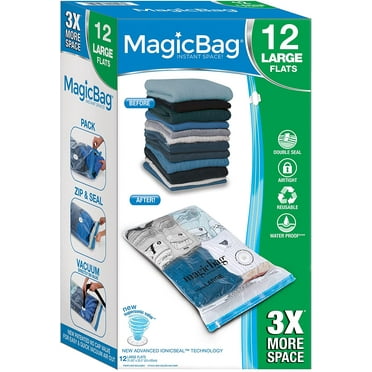 MagicBag Smart Design Instant Space Saver Storage - Flat Large - Set of ...