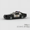 Classical Car Speed MOC SUV Racing Police Model Building Bricks ...