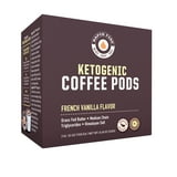 Rapid Fire Low Carb Keto Diet Coffee Pods, French Vanilla Flavor, 8.48 ...