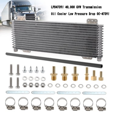 Tru-Cool Max 40,000 GVW Transmission Oil Cooler Low Pressure Drop ...