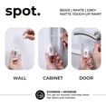 Touch Up-Paint, Matte Finish, for Cabinets, Walls, Windows, Doors, and ...