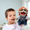 Large Jeffy Puppet Soft Plush Toy Hand Puppet Funny Party Props Jeffy ...