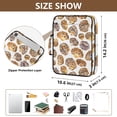 ALAZA Leopard Seashells Pattern Expanding Accordion File Folder 3 Ring ...