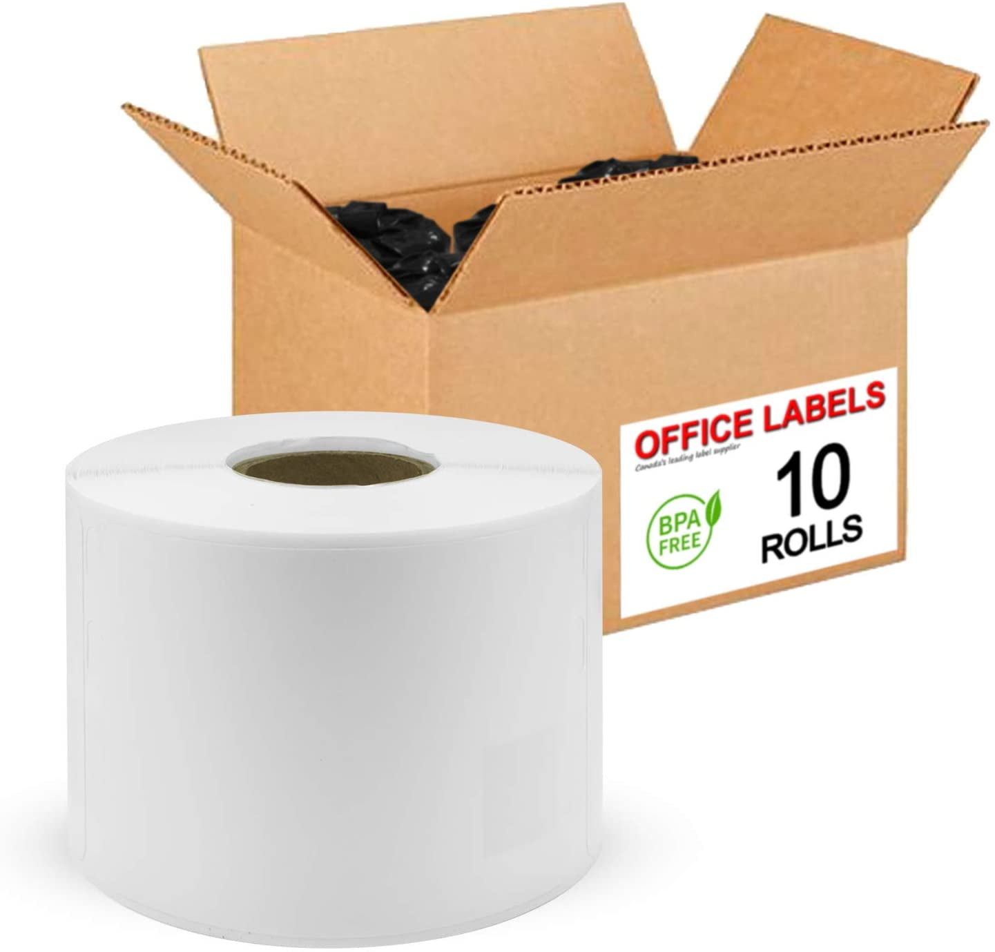 10 Rolls of 30258 Compatible Labels for DYMO 2-1/8'' x 2-3/4'' (54mm X ...